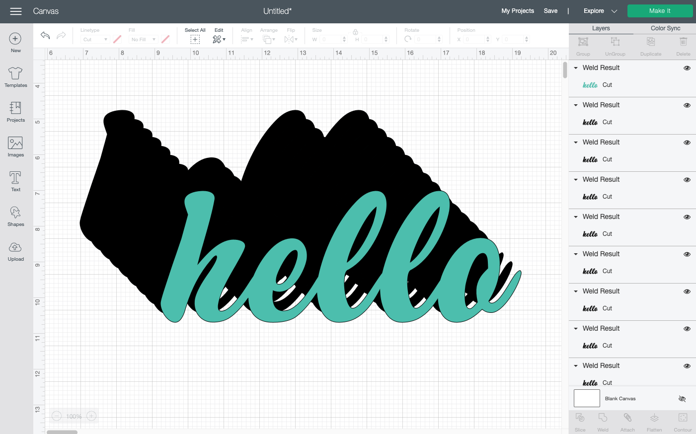 Create A Shadow Outline In Cricut Design Space Hey Let s Make Stuff