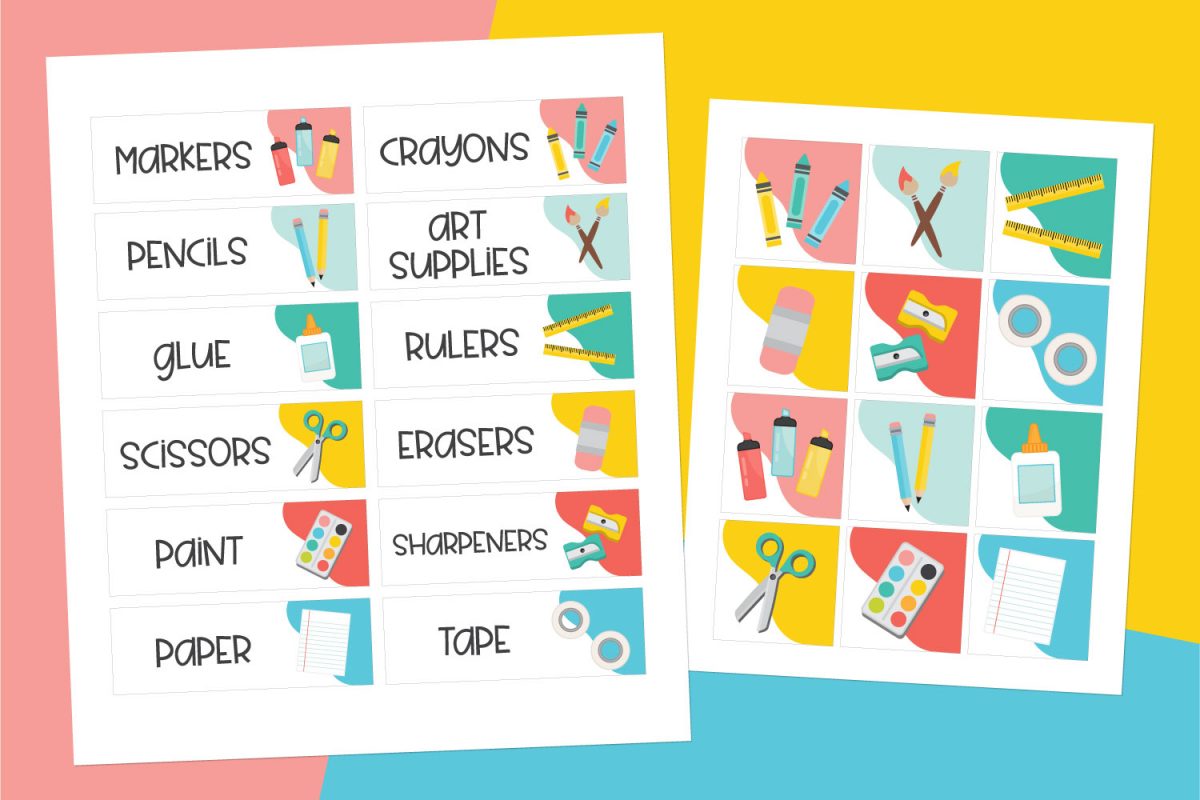 Free Printable Art Supply Labels Printable Templates